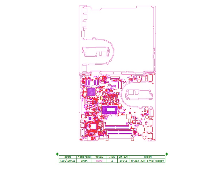 Schemat Dell Vostro 3478 3578 Wistron Vegas/Turis MLK KBL-R 17841 ...